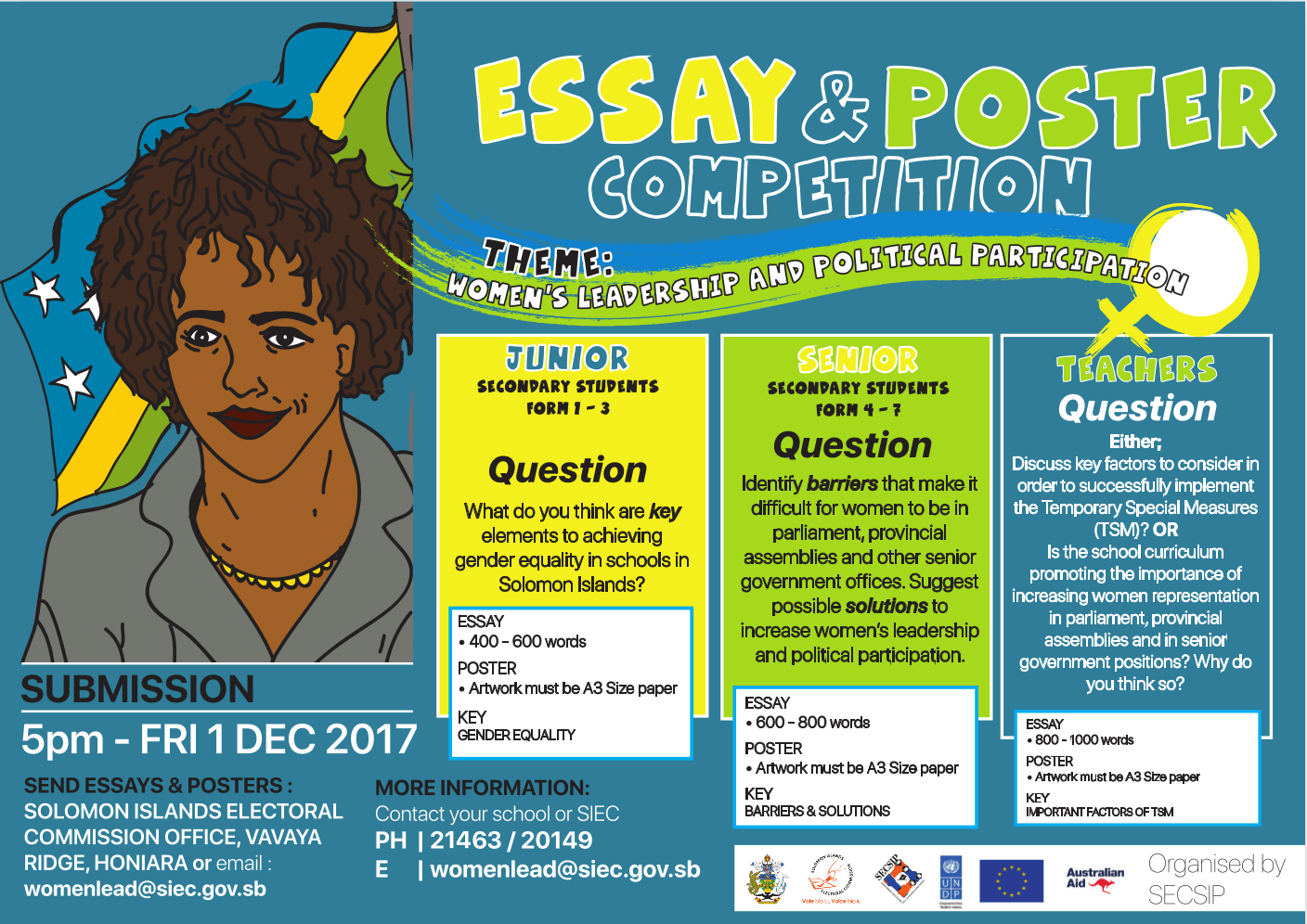 2017 Essay & Poster Competition on Women's Leadership & Political ...